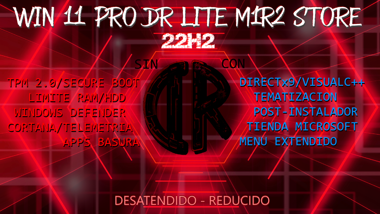 DR Lite Windows 11 M1r2S (x64) - DRLITE