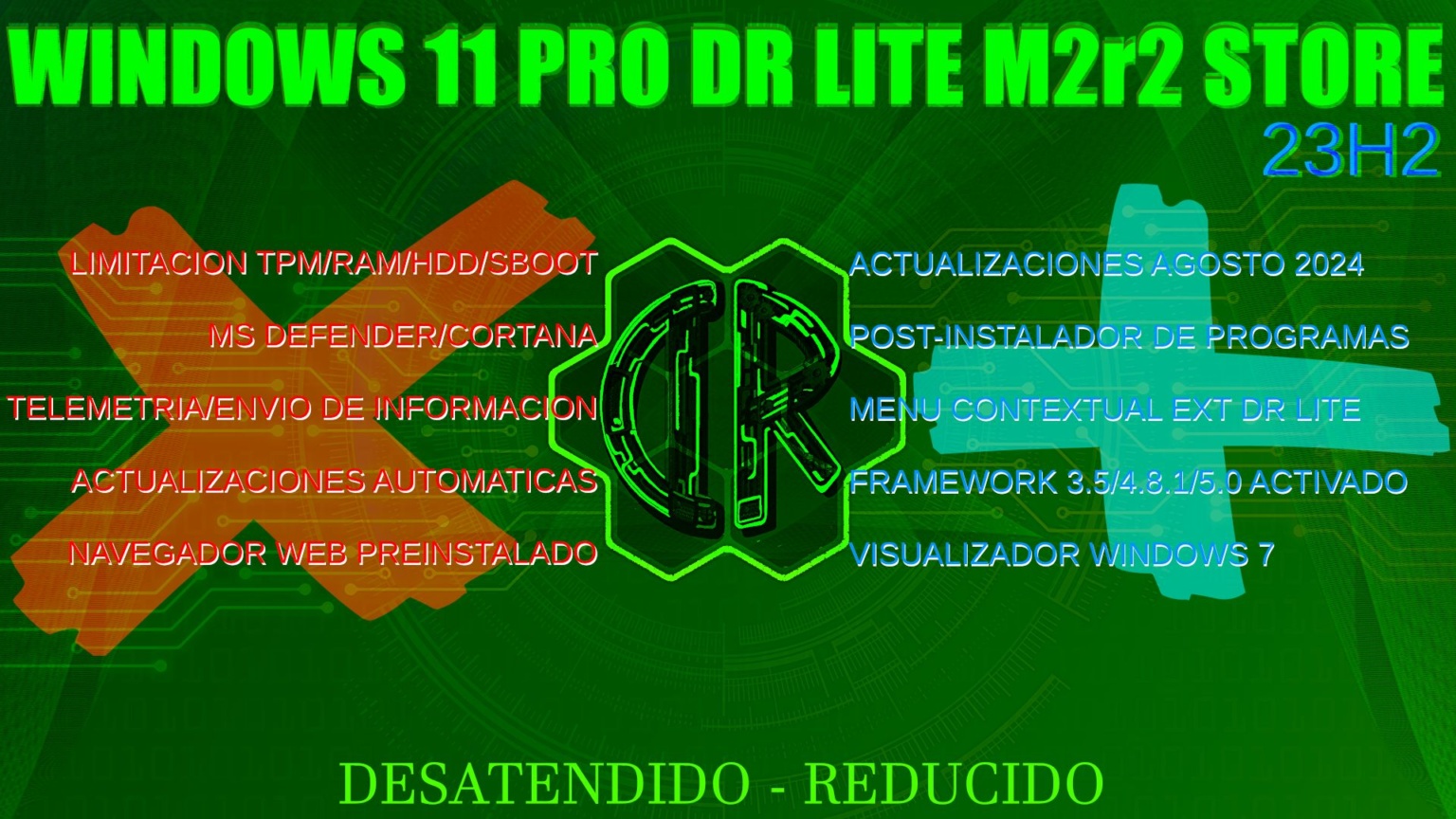 DR Lite Windows 11 M2r2S (x64) - DRLITE